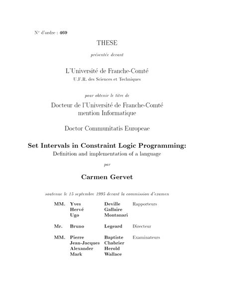 pdf set intervals in constraint logic programming definition and implementation of a language