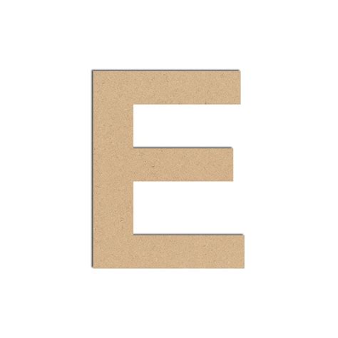 Lettre En Bois M Dium E Majuscule Scrapmalin