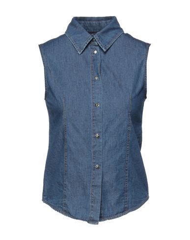 KAOS JEANS Women S Denim Shirt Blue 4 US Womens Denim Shirt Denim