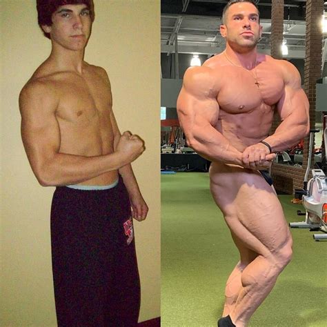 The Physical Evolution Of Bodybuilder Derek Lunsford From Footballer