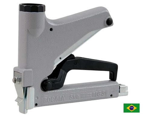 Grampeador Rocama Aluminio Manual Profissional 51 A Tapeceiro