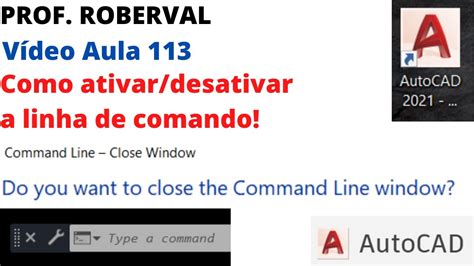 Aula 113 Como Ativar Ou Desativar A Linha De Comando No AutoCAD 2021