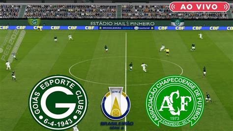 GOIÁS X CHAPECOENSE AO VIVO IMAGENS DA RODADA 14 DO BRASILEIRÃO