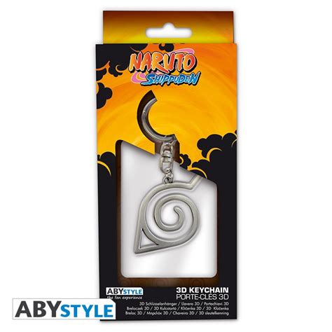 NARUTO SHIPPUDEN Porte clés 3D Konoha