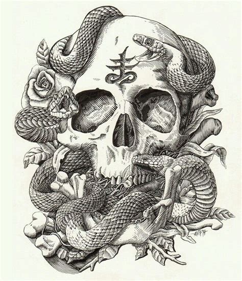 Pin By Aaron Davila On Proyectos Que Intentar Skull Tattoo Design