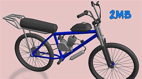 BIKE MOTORIZADA 2MB SÓ DFF LEVE VARIAS CORES E C S BRAÇOS E PERNAS