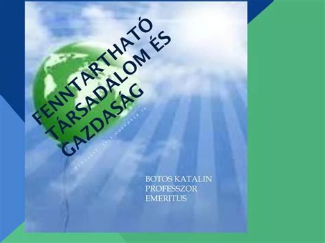 PPT Fenntartható társadalom és gazdaság PowerPoint Presentation free
