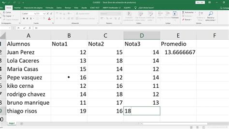 Semana 3 Funcion Suma Y Funcion Promedio En Excel 2016 YouTube