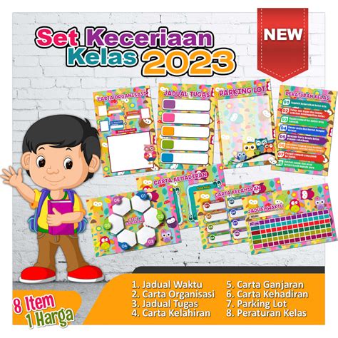Set Keceriaan Kelas Murah Banner Hiasan Kelas POS ESOK Shopee Malaysia