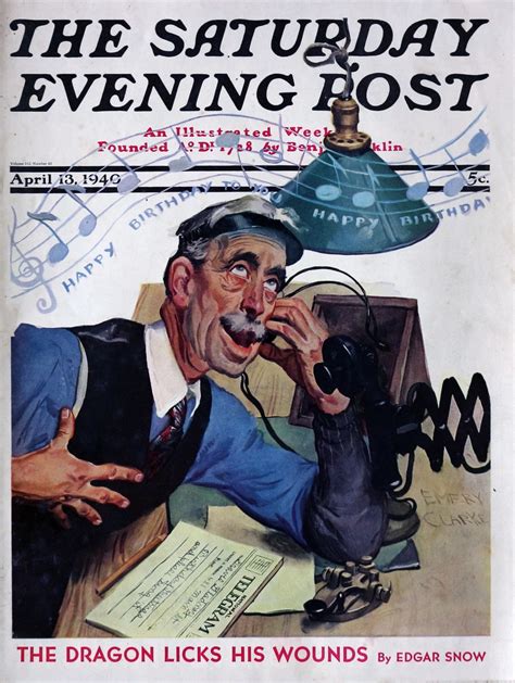 The Saturday Evening Post April 13 1940 At Wolfgang S