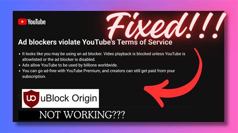 How To Block Skip Youtube Ads Bypass Youtube Adblocker Ublock Not