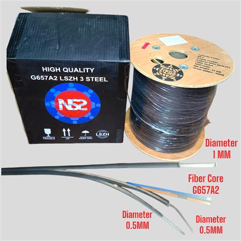 Jual Dropcore 1 Core 3 Seling NS2 High Quality Fiber Optic Kabel Fo
