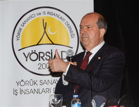 KKTC Cumhurbaşkanı Ersin Tatar Antalya da iş insanlarıyla buluştu