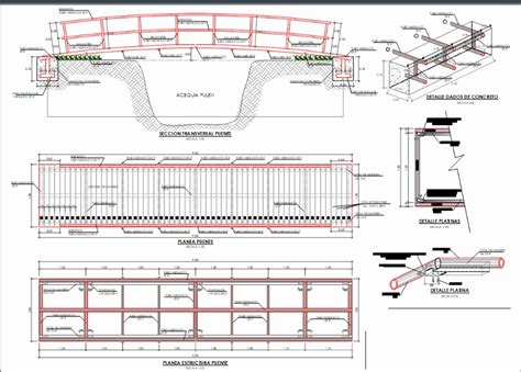 Puente Peatonal En Autocad Descargar Cad Gratis Kb Bibliocad