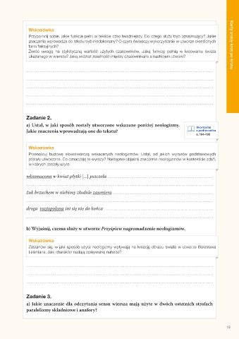 Page 15 Ponad słowami 3 język polski maturalne karty pracy zakres