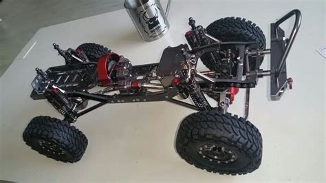 Cool Racing CNC Aluminum And Carbon Frame AXIAL SCX10 Chassis 313mm