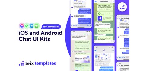 Mobile Chat Figma UI Kits BRIX Templates Community Figma