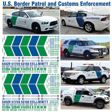 U S Border Patrol Customs Border Protection Multiple Vehicles