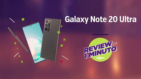 Galaxy Note 20 Ultra Ficha Técnica REVIEW EM 1 MINUTO ZOOM YouTube