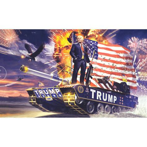 Donald Trump For 2020 President Reelection Large Flag Patriotic