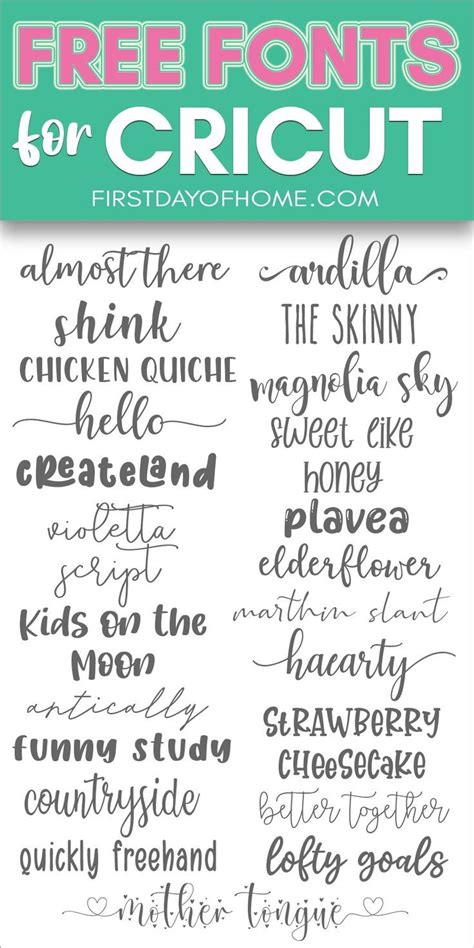 The Free Font Set For Cricut Is Shown In This Image With Text That Reads