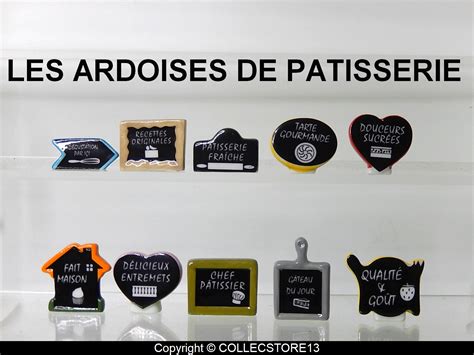 Serie Complete De Feves Les Ardoises De Patisserie F Ves De