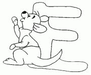 Coloriage Lettre A Alphabet Animaux JeColorie