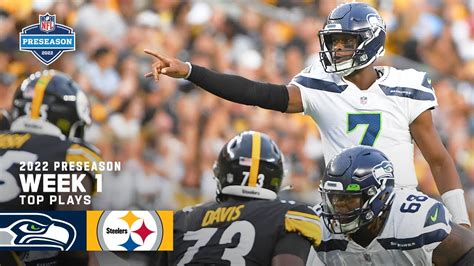 Seattle Seahawks Top Plays Vs Pittsburgh Steelers NFL 2022 Preseason
