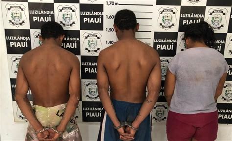 Polícia Civil prende trio suspeito de tráfico de drogas em Luzilândia e