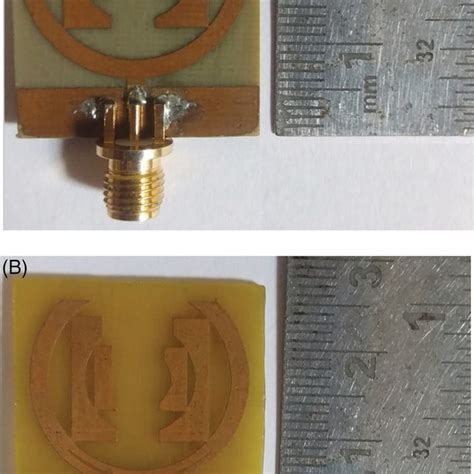 Photographs Showing The Fabricated Prototypes A Without Slot And B