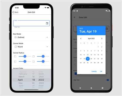 DateEdit Class Mobile UI Controls DevExpress Documentation