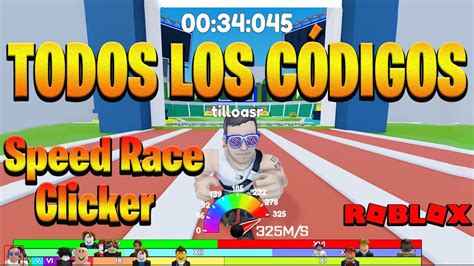Todos los Códigos de SPEED RACE CLICKER activos Y actualizados de