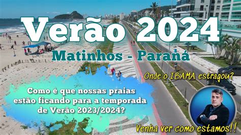 ATUALIZAÇÃO DA ENGORDA DA PRAIA COMO ESTÁ A REVITALIZAÇÃO DE MATINHOS