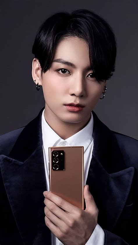 Jungkook Phone Black Blazer Bts Korean Hd Phone Wallpaper Peakpx