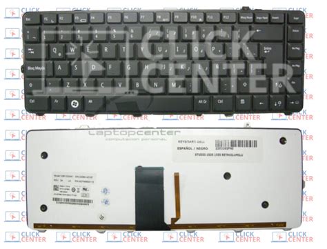 TECLADO DELL STUDIO 1535 1555 RETROILUMINADO ESPAÑOL NEGRO Click Center
