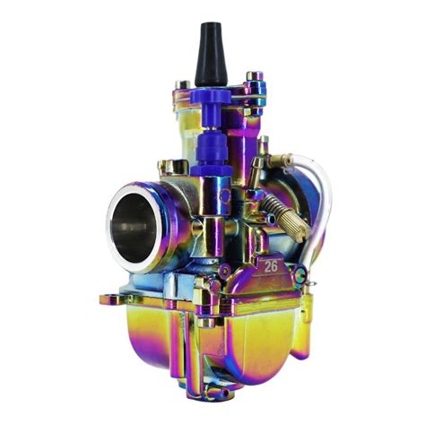 CARBURATEUR TYPE PWK 26 TITANIUM A BOISSEAU PLAT AVEC POWERJET ET