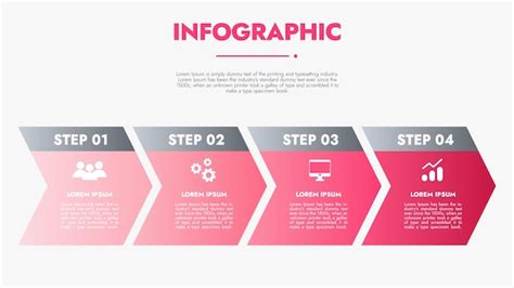 Infografische vorlage für präsentation business daten