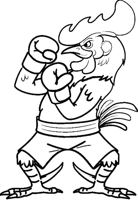 Boxe De Frango Para Colorir Imprimir E Desenhar Colorir Me The Best
