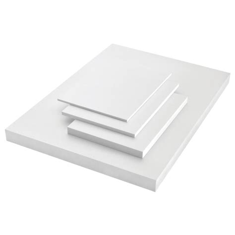Panneau d agencement forex classic en pvc expansé m1 blanc 3a