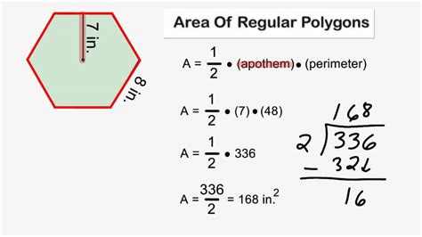 Area Of Regular Polygons YouTube