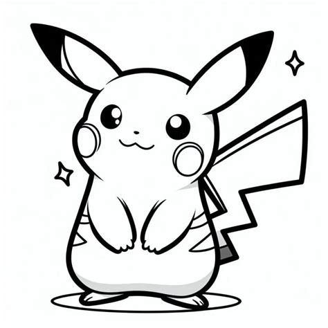 Pikachu para Colorir Desenhos de Pikachu Grátis para Colorir