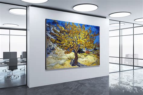 The Mulberry Tree By Vincent Van Gogh Whiteclouds