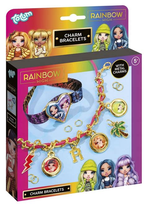 Totum Zestaw Kreatywny Do Robienia Bransoletek Rainbow High Dla