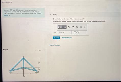 Solved Problem 5 9 Members AB And BC Can Each Support A Chegg