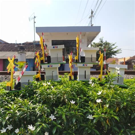 Jual Miniatur Palang Pintu Kereta Api Spesial Paling Murah Mainan