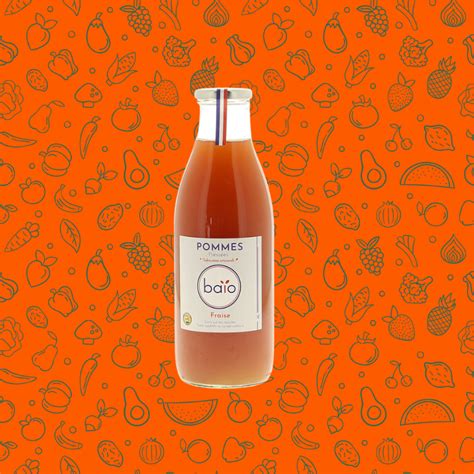 Jus De Pommes Fraises BIO 1L Copanier