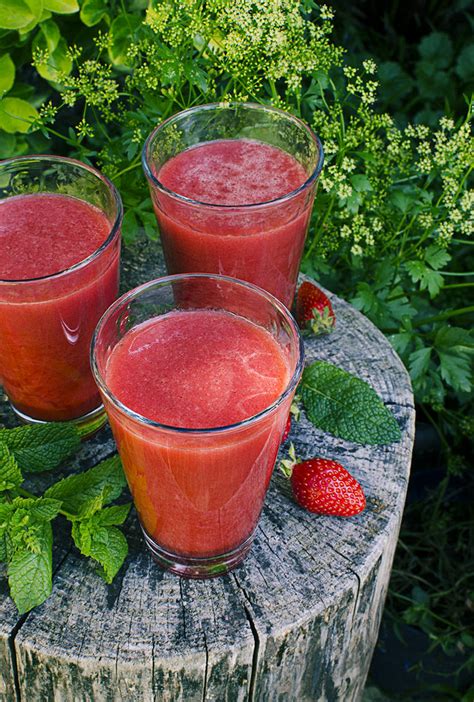 Smoothie Fraise Past Que Menthe Douce Addiction
