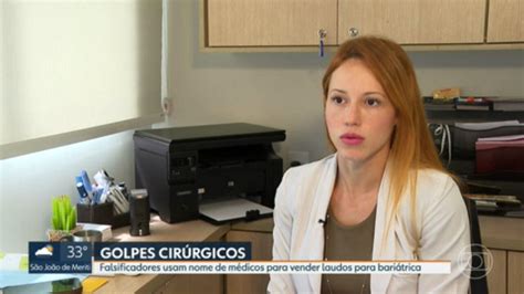 Vídeo Golpistas usam nomes de médicos para vender bariátricas RJ1 G1