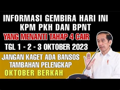 INFORMASI GEMBIRA HARI INI TGL 1 OKTOBER PEMILIK KARTU KKS WAJIB TAHU