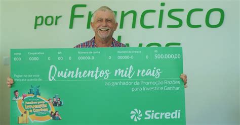 Associado paranaense recebe R 500 mil na promoção Razões para Investir